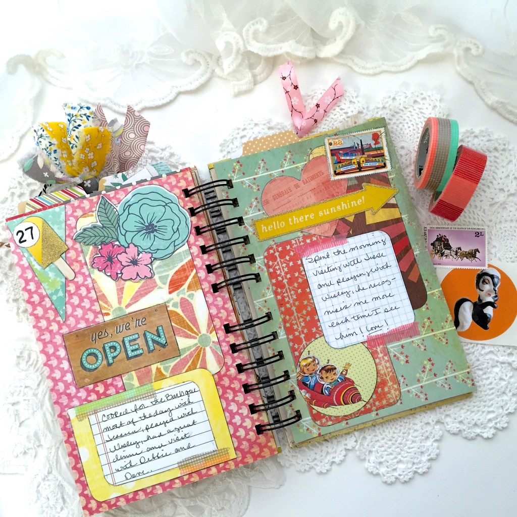 Gratitude Collage Journal “flip through” | Patty Radish